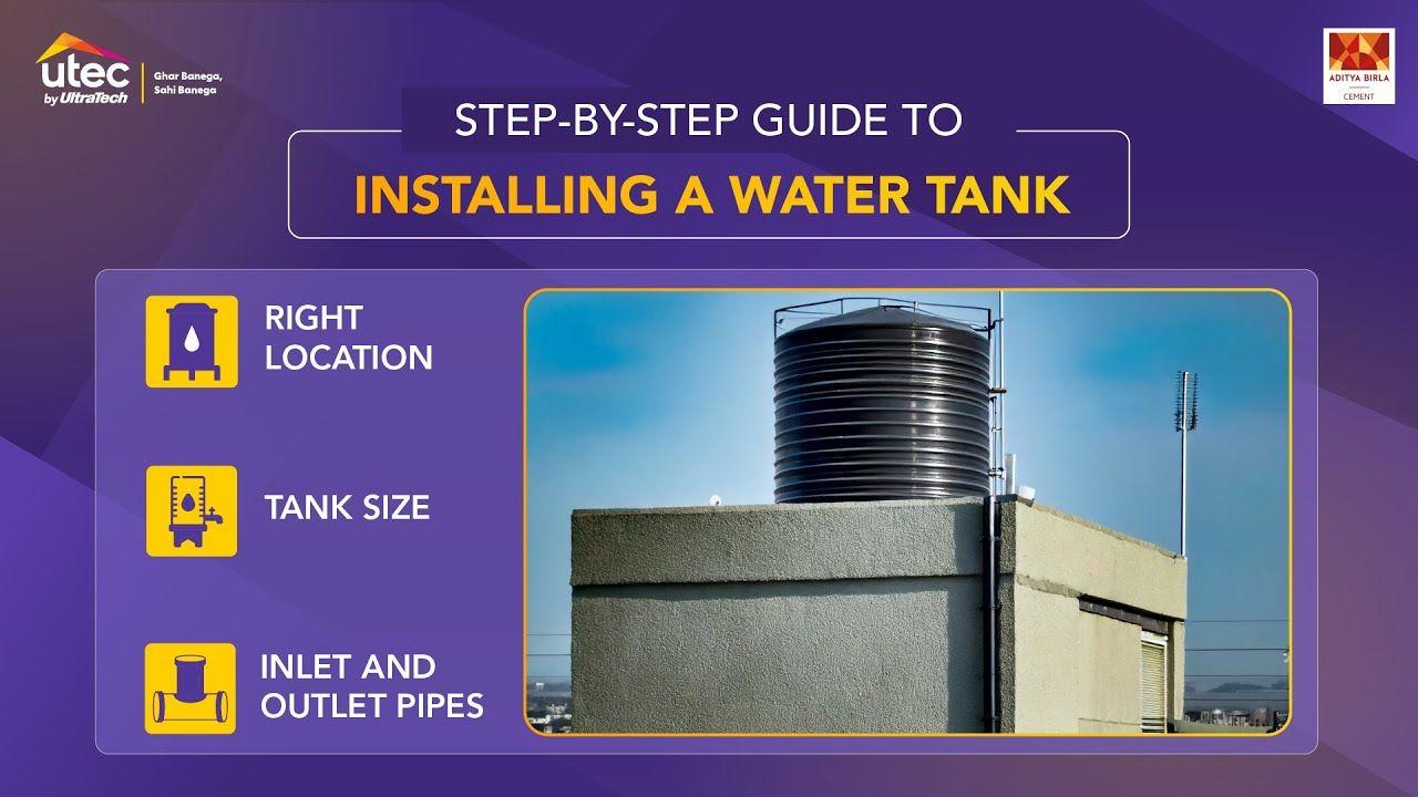 Water Tank Installation Guide for Home | Utec | Utec by Ultratech